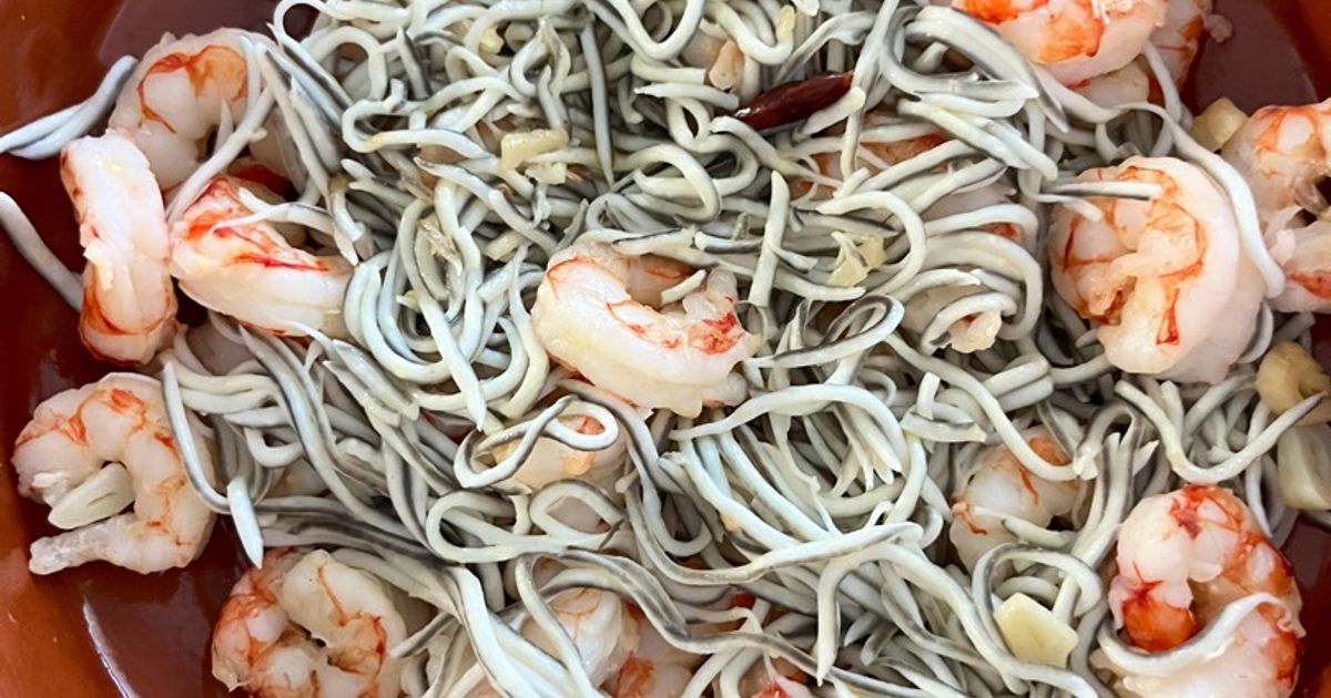 Spicy Garlic Shrimp With Gulas | Easy Tapas Style Recipe By Marieta