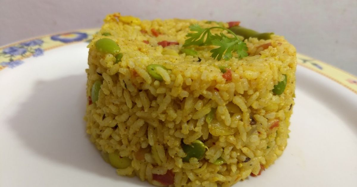 Avarekai Ricebath Recipe by Usha V Bhat - Cookpad