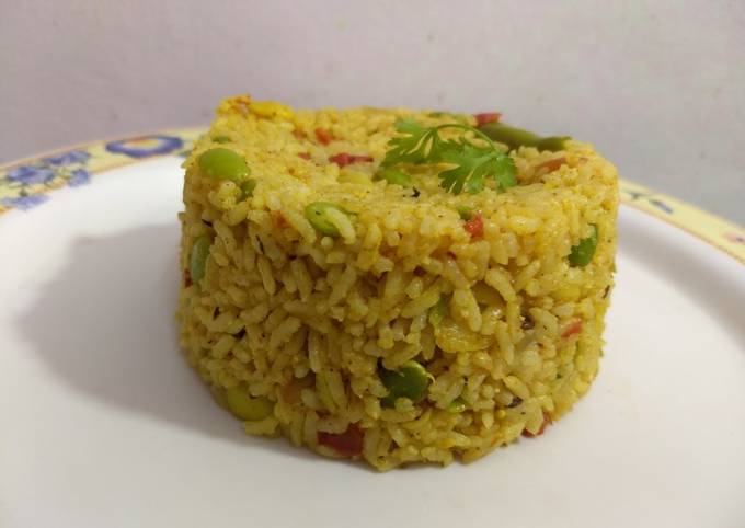 Avarekai ricebath Recipe by Usha V Bhat - Cookpad