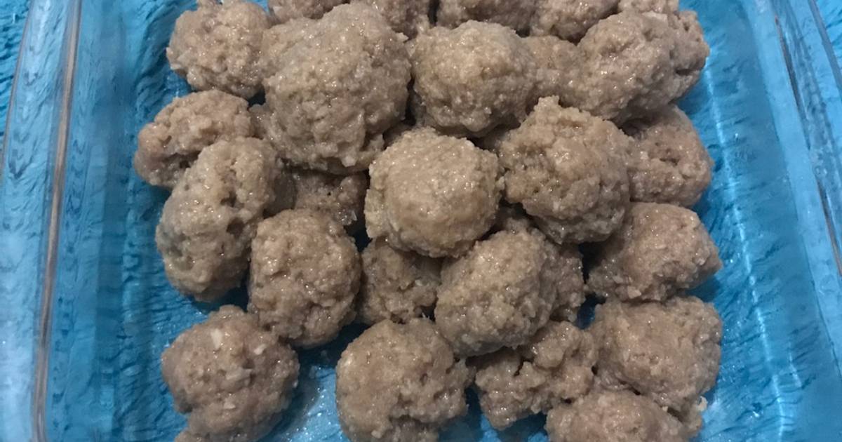 Resep Bakso daging kerbau free gluten oleh Momo Mimiko - Cookpad