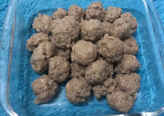 Resep Bakso daging kerbau free gluten oleh Momo Mimiko - Cookpad