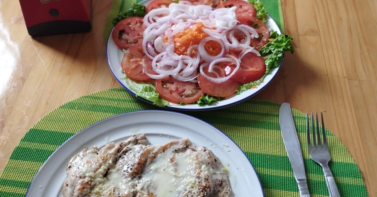 Pechuga De Pollo Asada Rebozada En Crema De Leche Receta de AGRIPINA ...