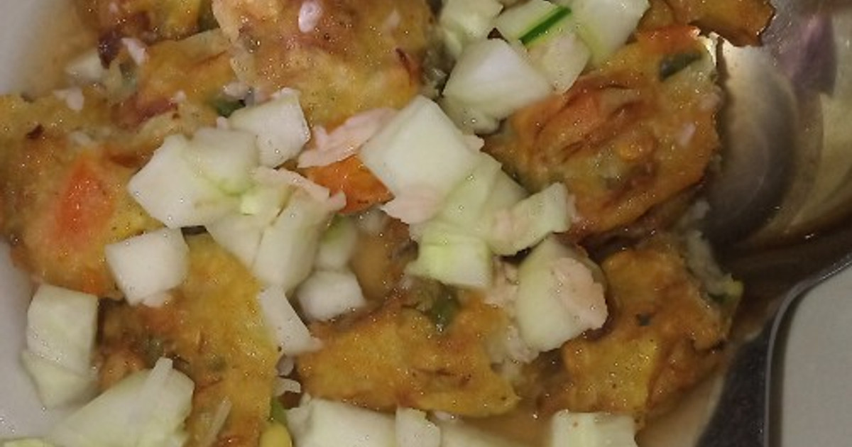 Resep Bakwan Kuah Acar oleh eka novianty - Cookpad
