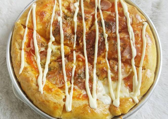 Resep Roti manis topping pedas oleh Ina Maulida - Cookpad