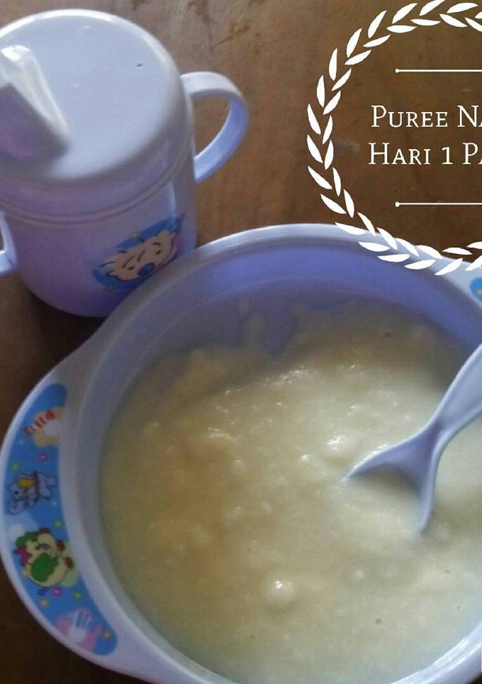 Resep Puree Nasi atau bubur Beras Putih oleh Ayu Noor Azizah - Cookpad