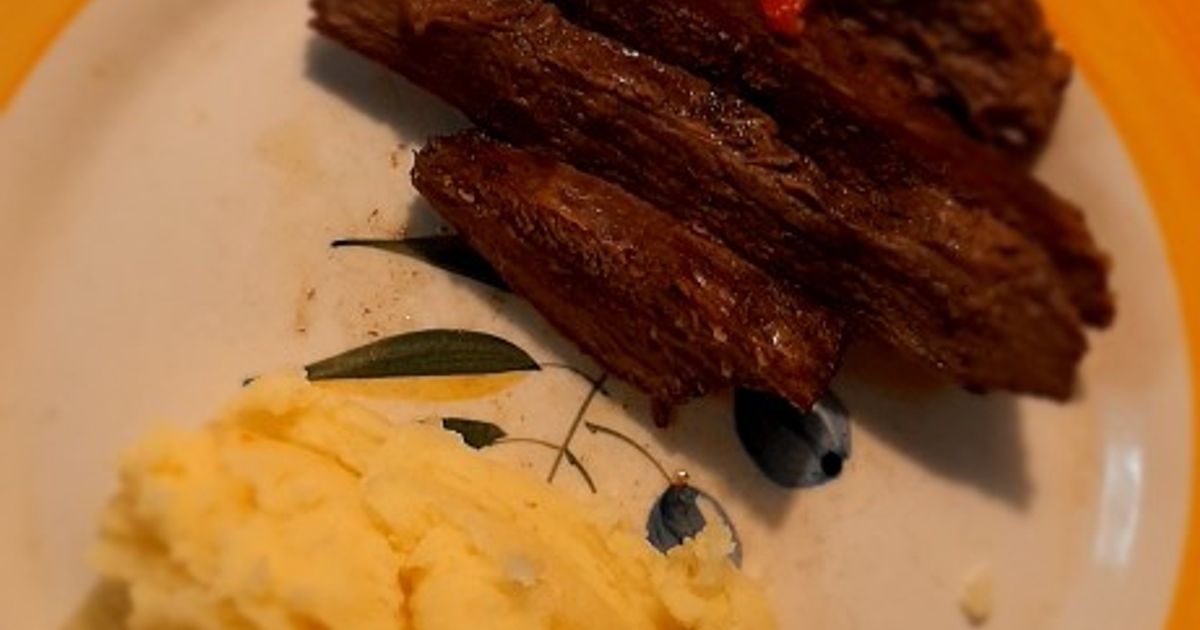 Plateada Con Puré De Papas Receta de Jose Domingo Montes- Cookpad