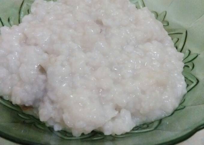 Resep Bubur nasi polos oleh Umi hani - Cookpad