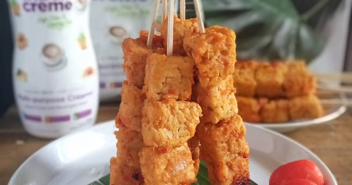 Resep Sate Tempe Bumbu Rujak oleh Windri Aries - Cookpad