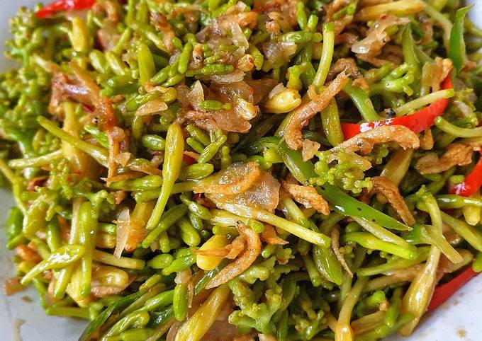 Resep Oseng Bunga Pepaya Muda oleh Lita Luo - Cookpad