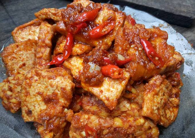 Resep Tahu tempe bumbu balado desaku oleh Bella.ku - Cookpad