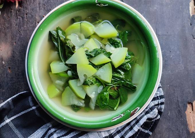 Resep Bening Bayam Labu Putih oleh Widjie Astuti - Cookpad