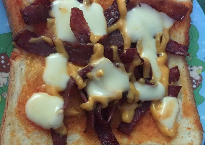 Resep Pizza roti ala ala oleh Windy Ika - Cookpad