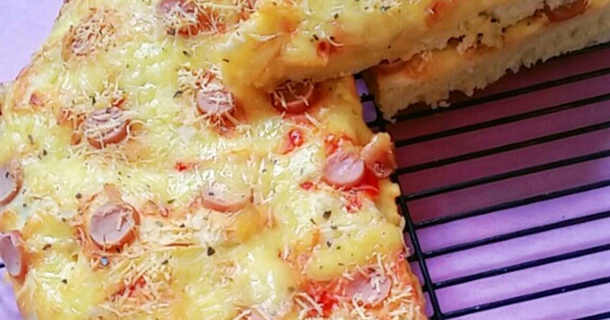 Resep Roti Pizza Moza oleh Rini Damayanti (Aqeesha's Kitchen) - Cookpad