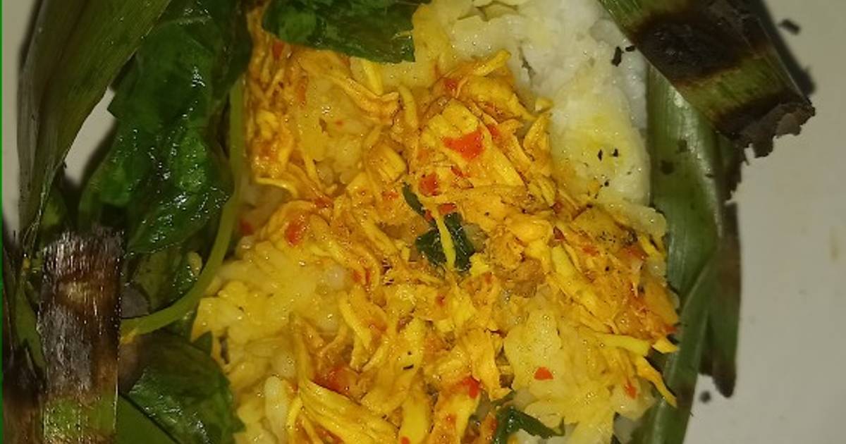 Resep Nasi Bakar Ayam Suwir Kemangi Oleh Ayu Cookpad