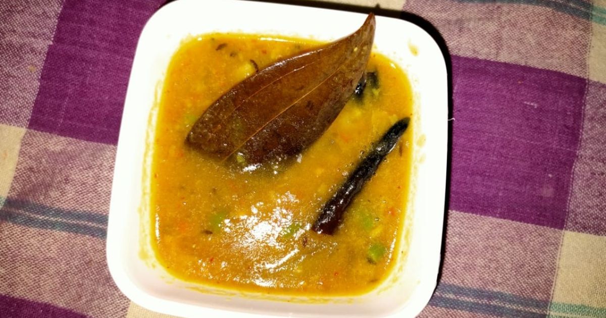 Arhar Dal With Raw Mango Recipe by Deepa Varshney - Cookpad