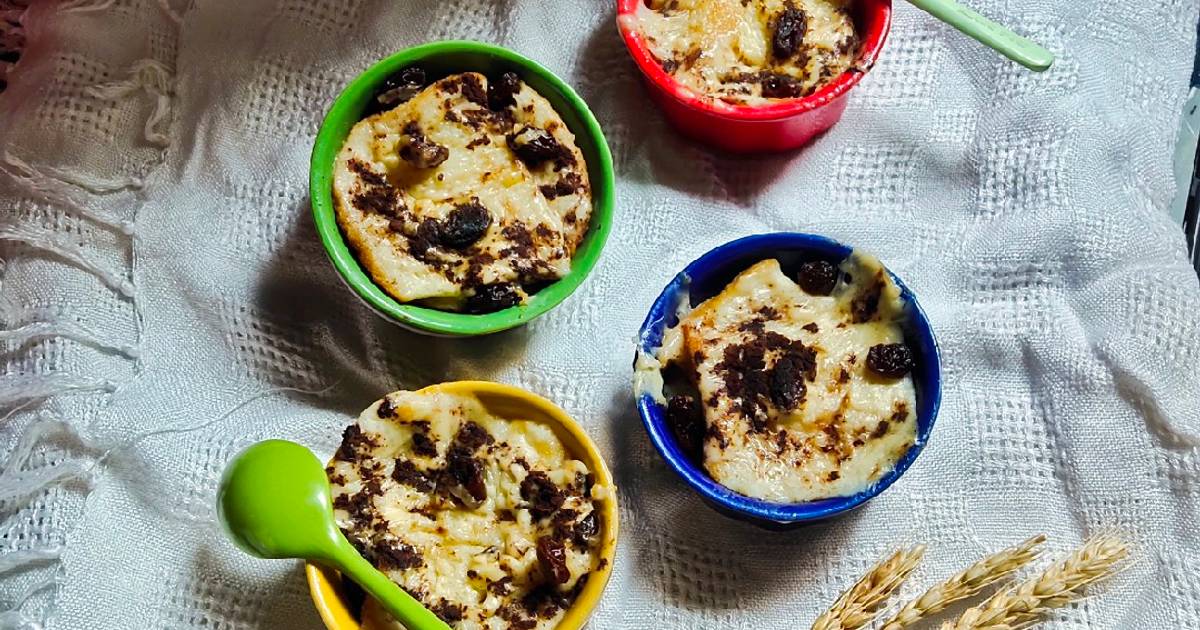 Resep Pudding roti panas ekonomis oleh Tiara Mom's 3 R - Cookpad