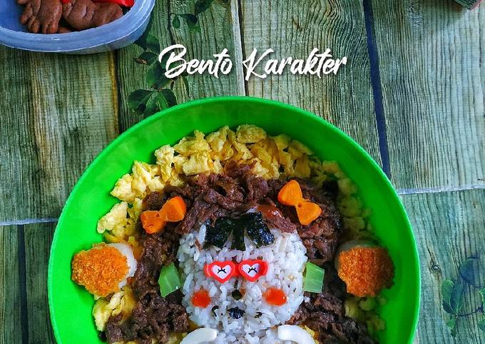 Resep Bento Karakter Ide Bekal Anak oleh Windriayu - Cookpad