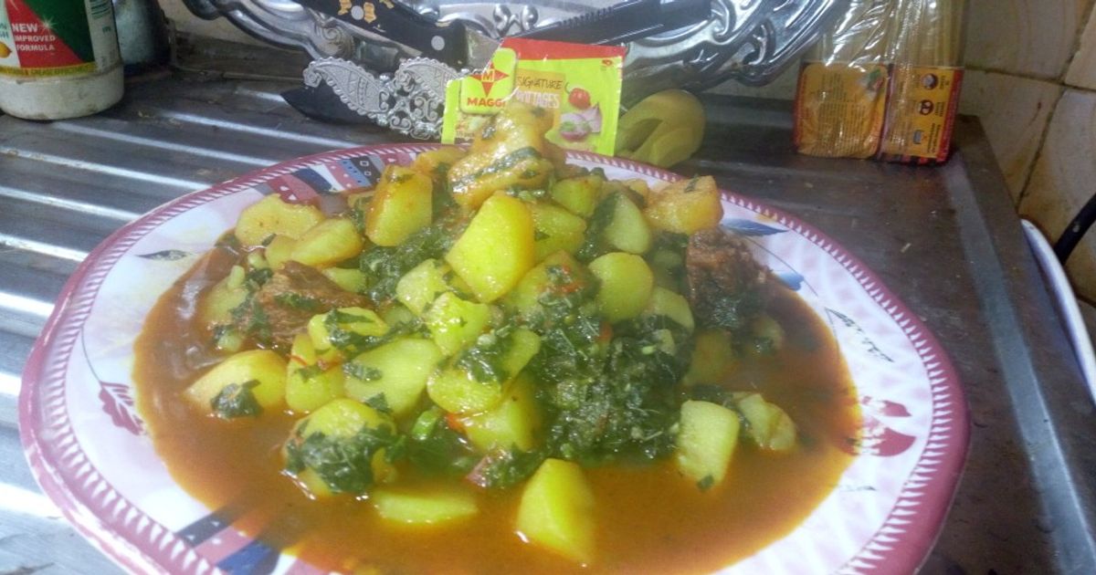 Potatoes Porridge Recipe by Afreeda's_Bakery - Cookpad