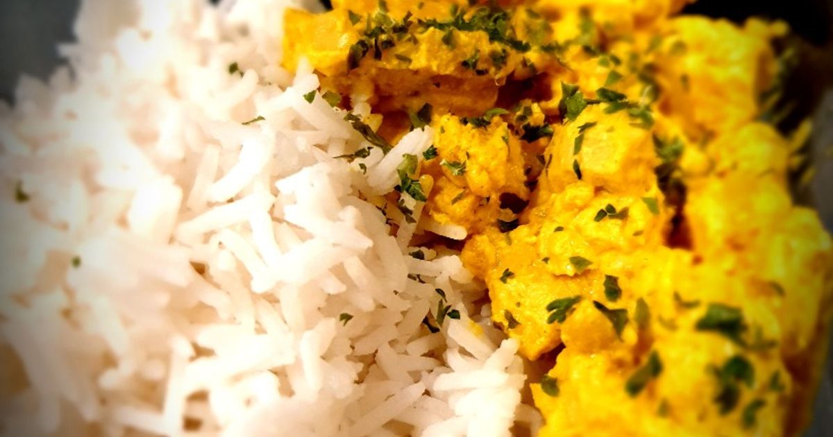 Poulet Au Curry Et Riz Basmati de Pop'Croq - Cookpad
