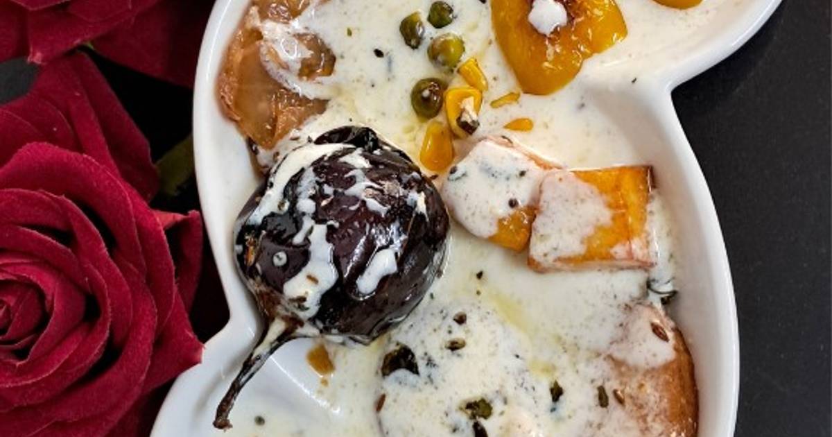 Vegetable dahi tadka Recipe by Manpreet Kaur - Cookpad