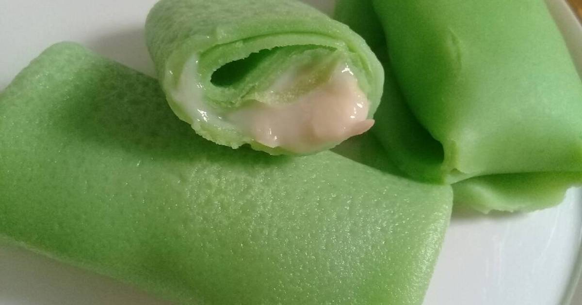 Resep Dadar Gulung isi Fla Duren oleh Tati Noerh - Cookpad