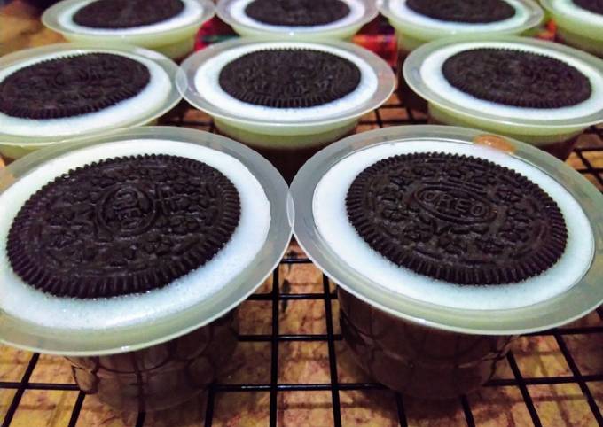 Resep Puding Susu Coklat Oreo oleh Fajrin Rini - Cookpad