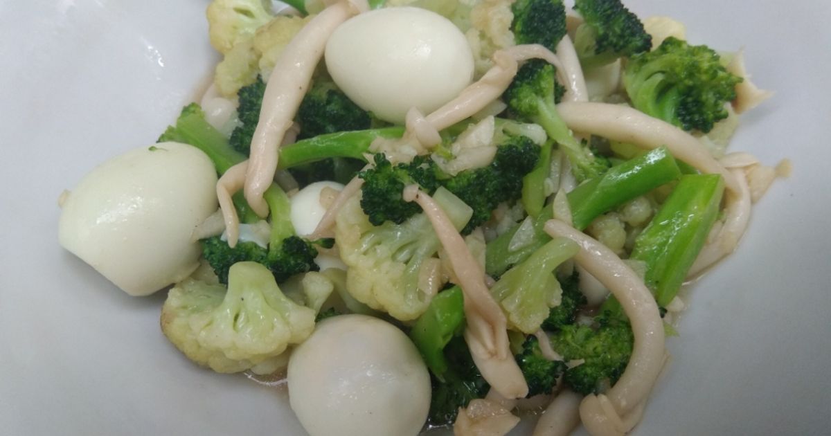 Resep Cah Putih Ijo oleh Ummu Azzam 💐 - Cookpad