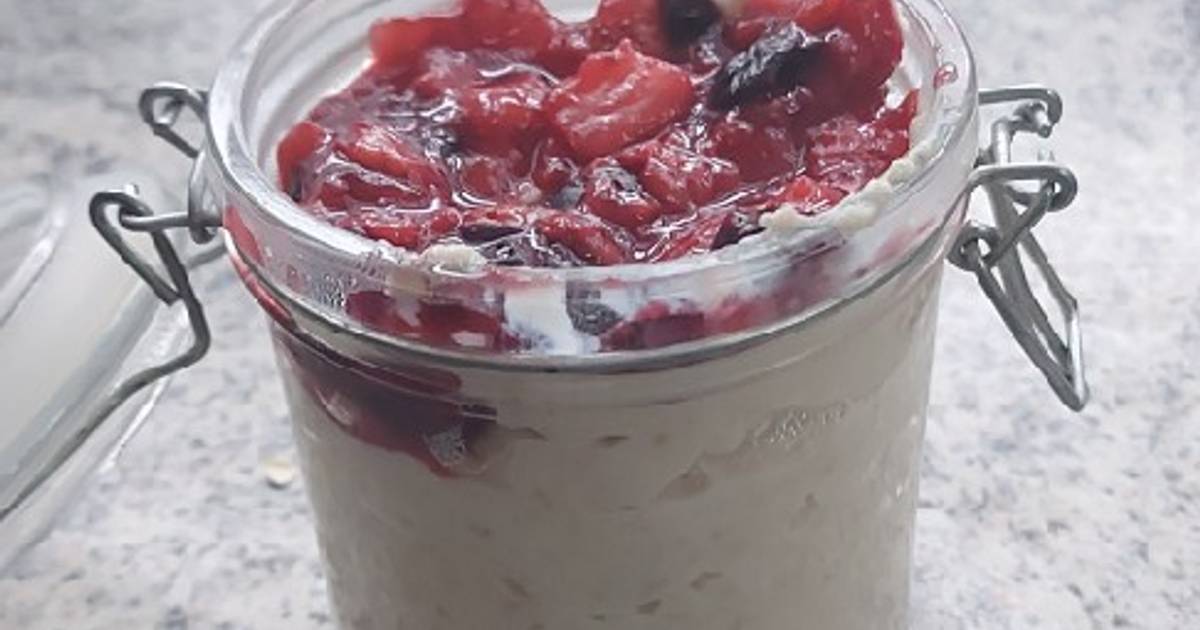 Avena cocida sabor cheesecake Receta de Yaritza - Cookpad