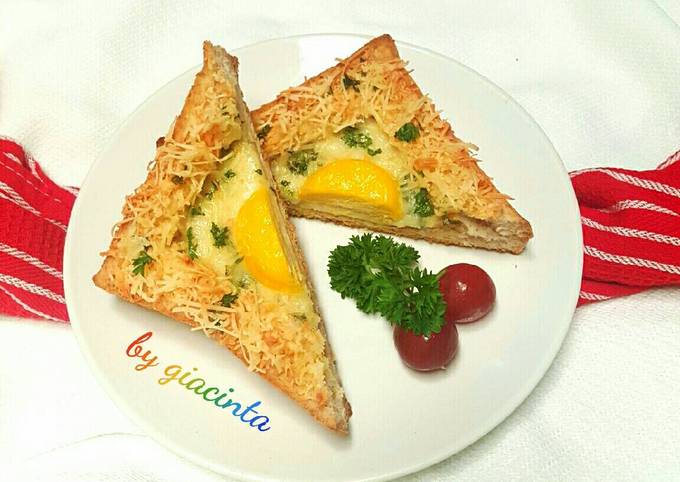 Resep Roti Tawar Panggang Telur Keju Buat Sarapan Atau Bekal Oleh