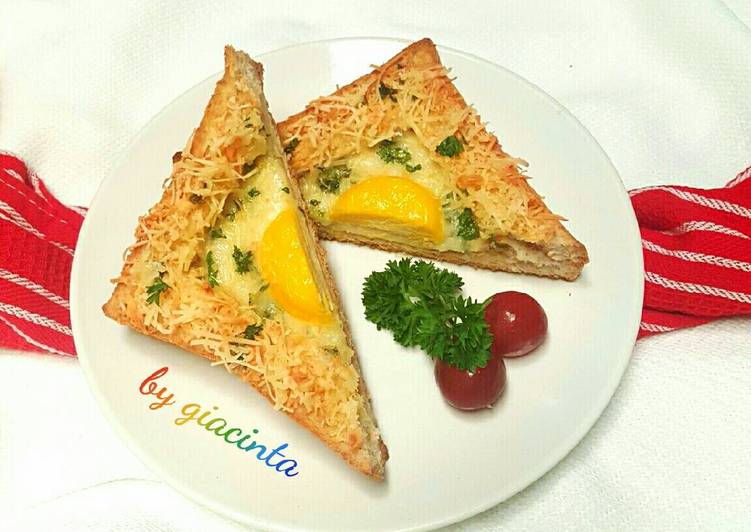 Resep Roti Panggang Telur Keju Buat Sarapan Atau Bekal Oleh Giacinta