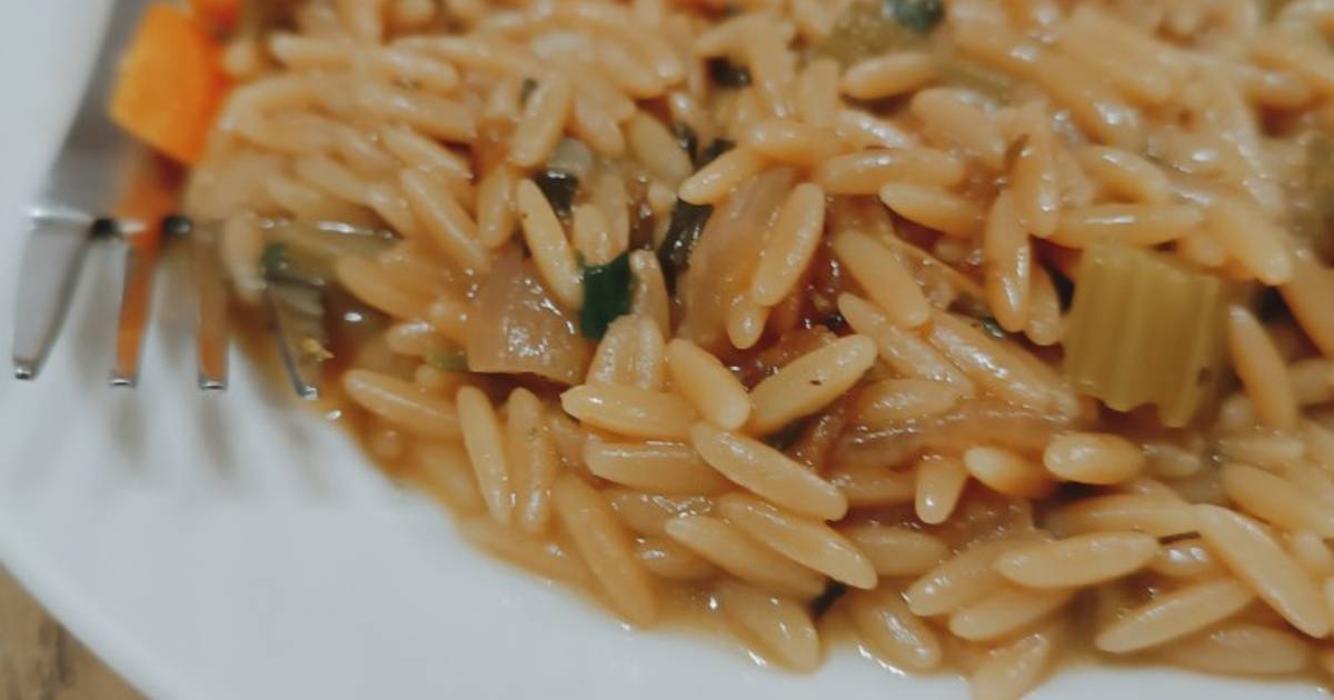 Κριθαράκι ολικής μεθυσμένο με λαχανικά Συνταγή από τον/την Ευφροσύνη ...
