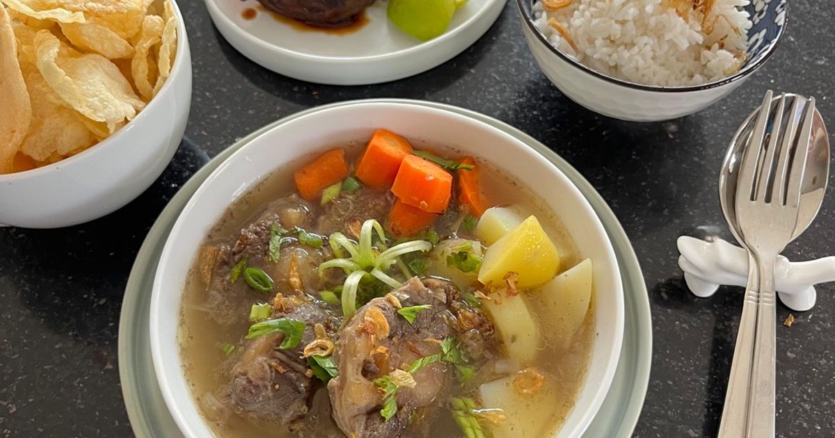 Resep Sop Buntut Alá Borobudur oleh Firda@home - Cookpad