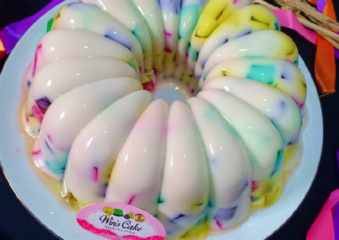 Resep Puding Mozaik Susu oleh Defa Ade Faruq - Cookpad