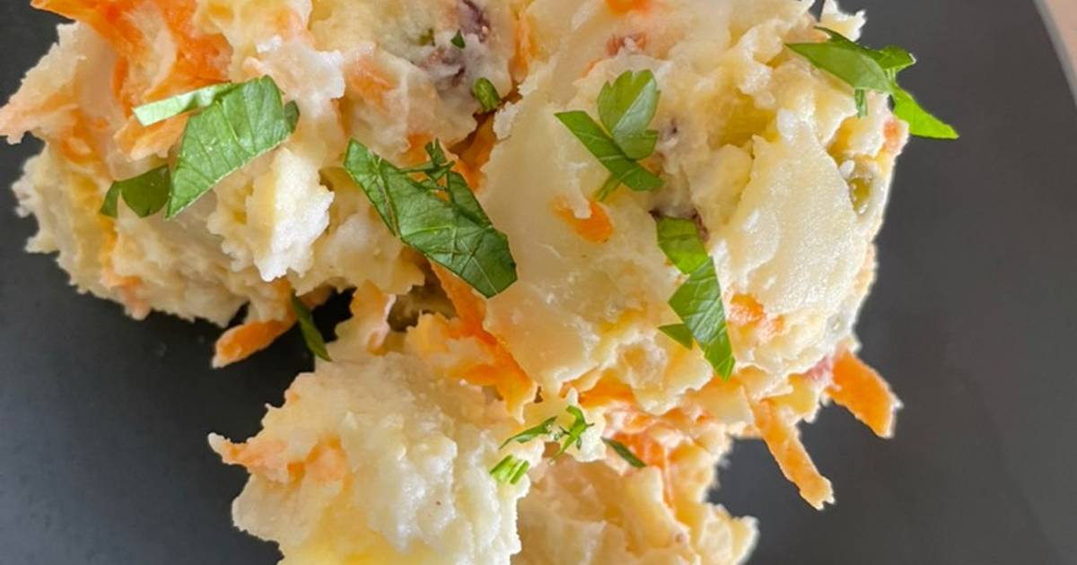 Ensalada de papas con mayonesa y perejil - 75 recetas caseras- Cookpad