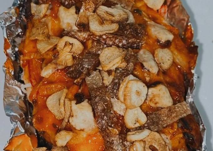 Resep Spicy samyang salmon mentai rice oleh Evelyn Hary - Cookpad