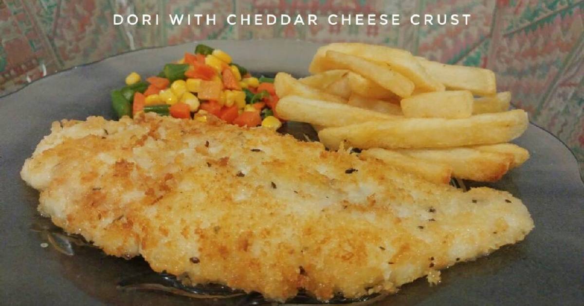 Resep Dori Fish with Cheddar Cheese Crust oleh Ajeng Sarasputri - Cookpad