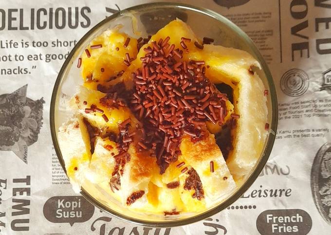 Resep Bread Pudding Roti Tawar oleh Yuanisa Pardi - Cookpad