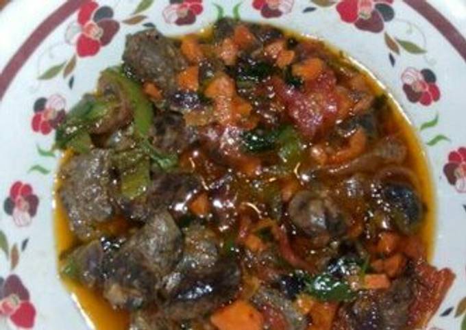 Liver Stew Recipe by Grace Aholo - Cookpad