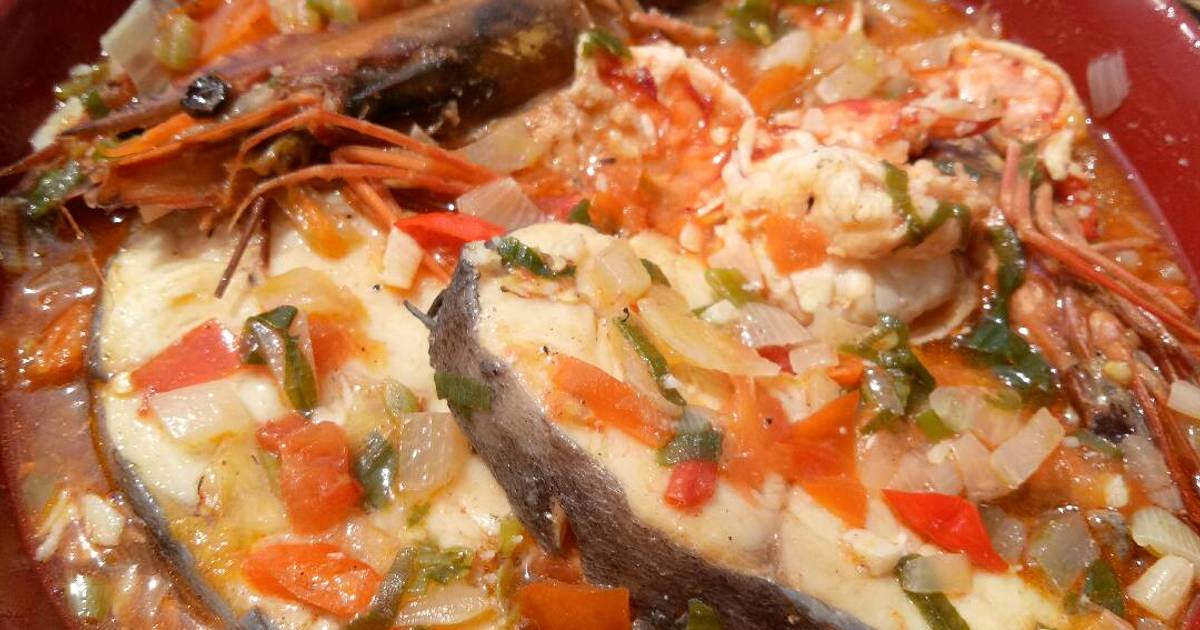 Resep Hot spicy fish and prawn oleh Sitti Maharani - Cookpad