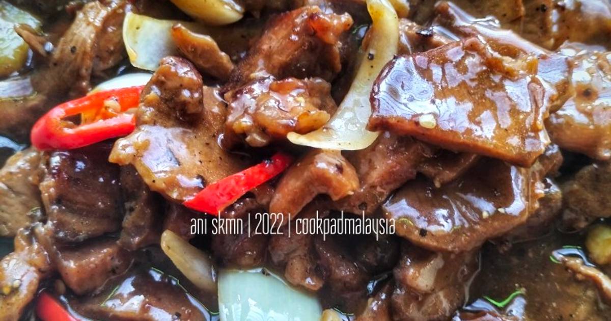 Resipi Daging Black Pepper oleh ani skmn - Cookpad