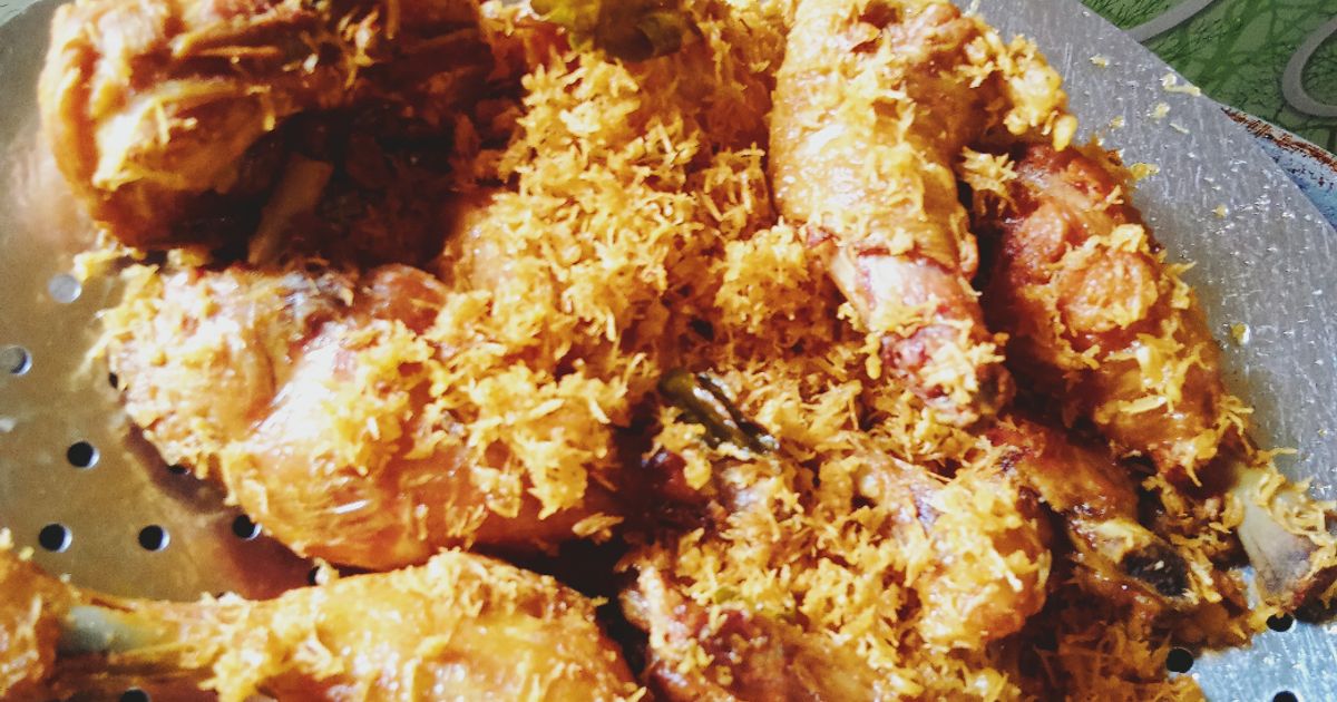 Resep Ayam Goreng Serundeng Simpel oleh Novia's Kitchen - Cookpad
