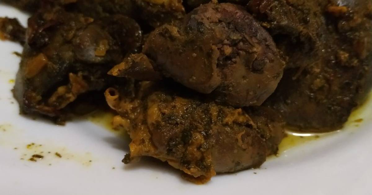 Hígados De Pollo Fritos Hígado De Pollo Frito Con Cebollas Y Hierbas