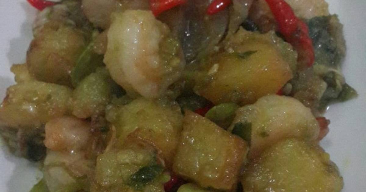 Resep UDANG KENTANG CABE HIJAU... BY. Dapoer Linggar oleh Soraya - Cookpad