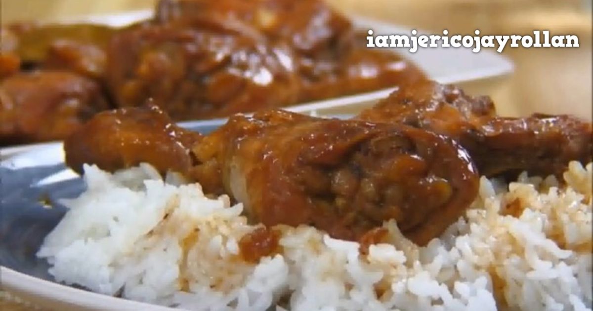 Caramelized Chicken Adobo Recipe By Jerico Jay Emas Rollan