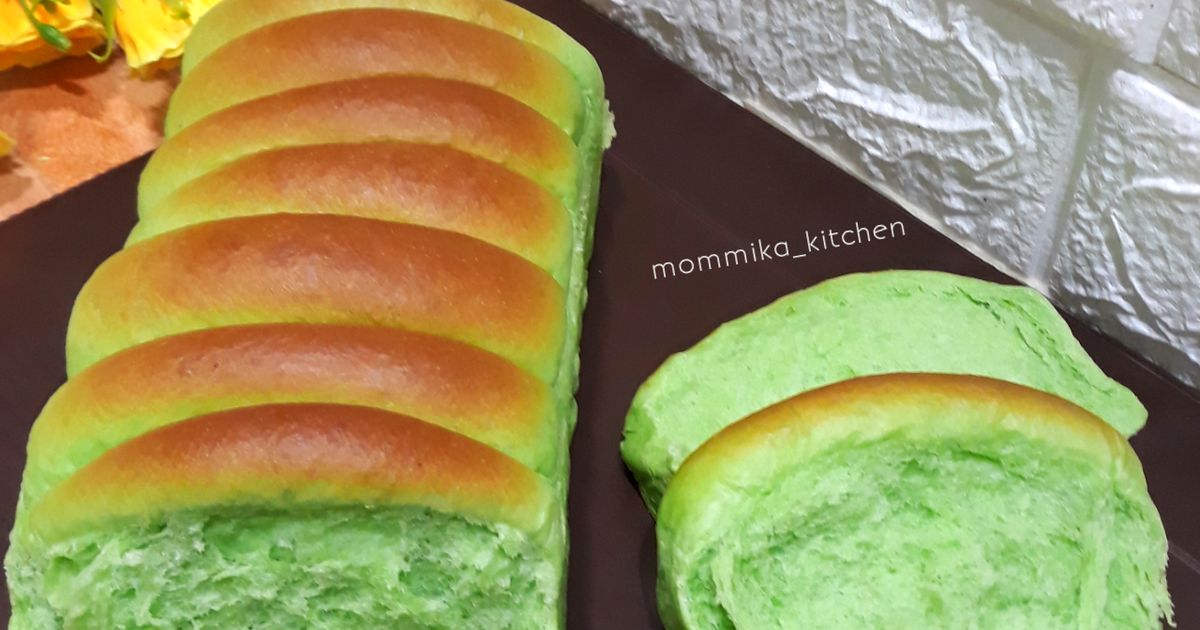Resep Roti Sisir Pandan Santan Tanpa Mixer oleh Mommika Kitchen - Cookpad