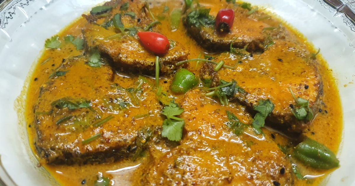 Rohu Fish In Mustard Gravy Recipe by Kumkum Chatterjee - Cookpad