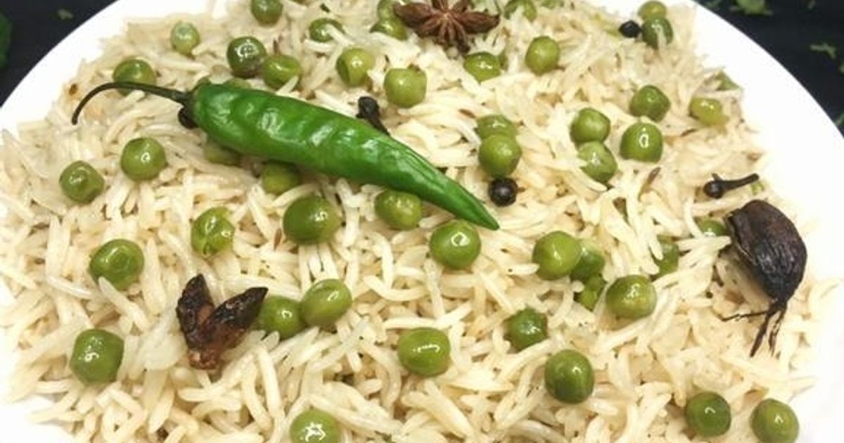 Matar Pulao Veg Rice मटर पुलाव Recipe by Iqra Ziya Kitchen - Cookpad