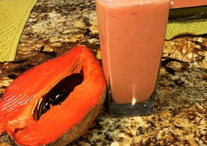Batido de Mamey😊 Receta de cocinaconmigosalud.com / y en Youtube Cocina ...