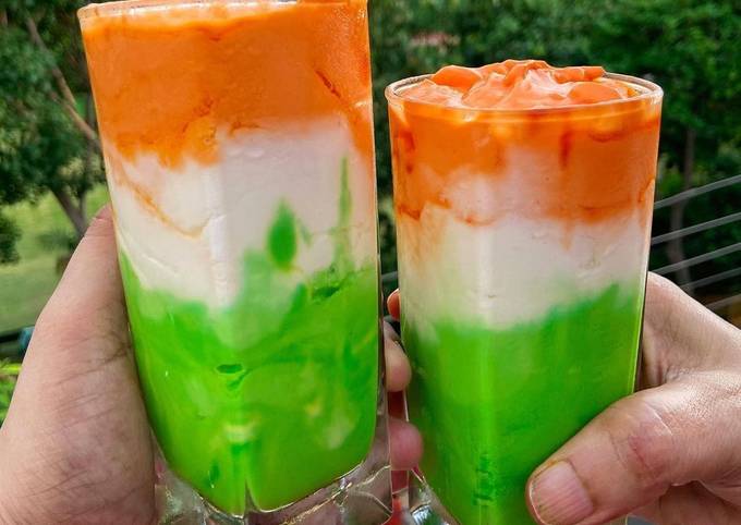 Tricolour lassi Recipe by Dolly Kachhwani - Cookpad