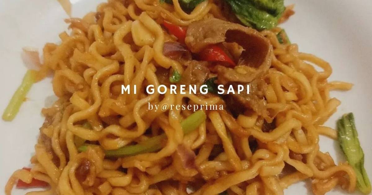 Resep Mi goreng dengan Beef oleh AmelPrima - Cookpad